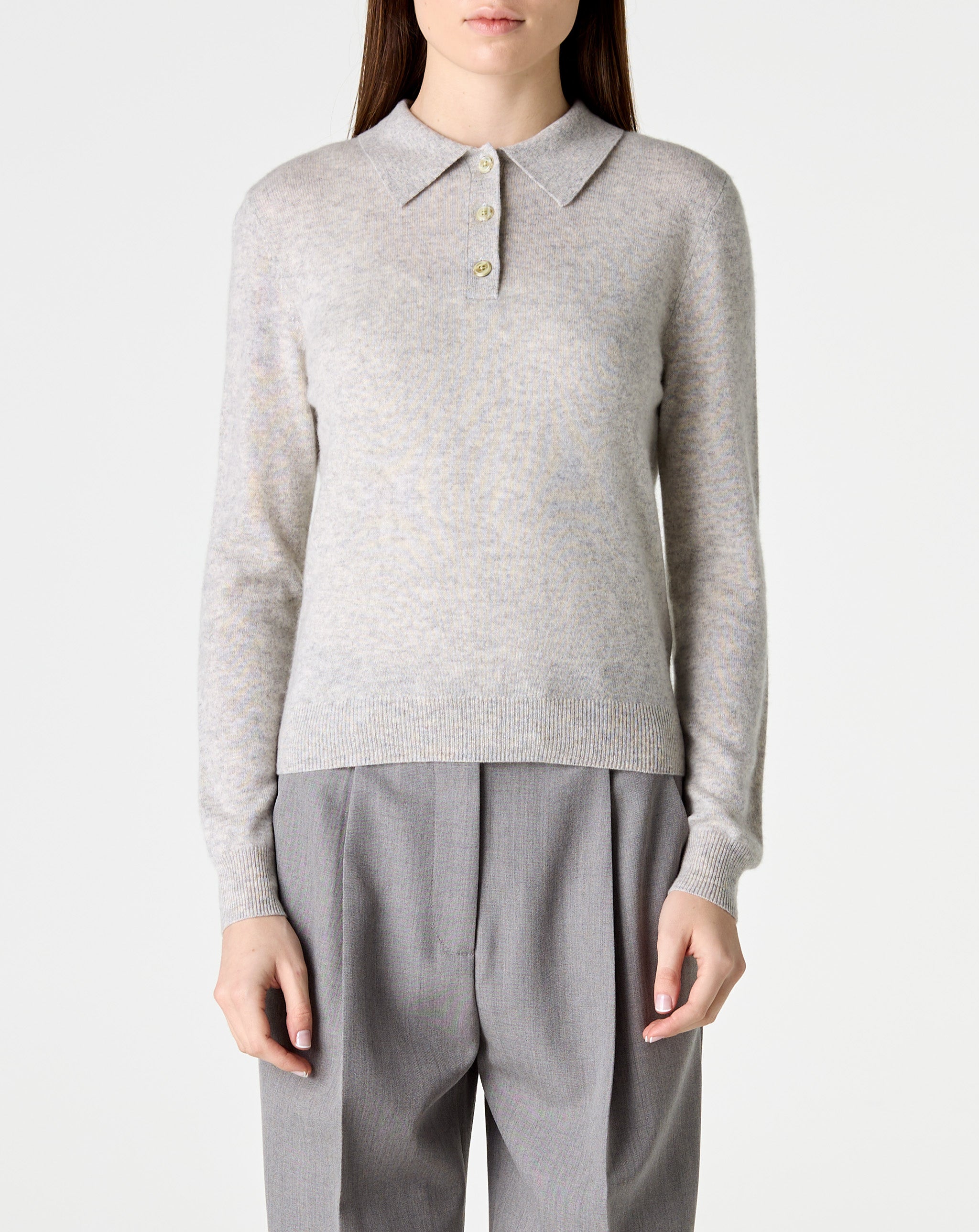 Cashmere Long Sleeve Polo – two : minds